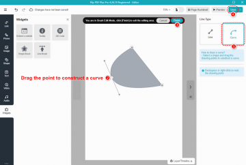 How to draw a shape and insert to my flipping book pages - FlipBuilder ...