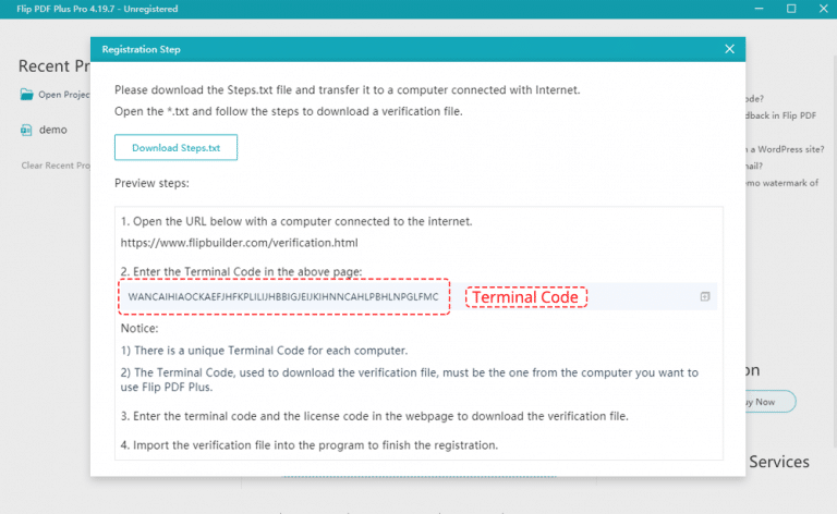 How to transfer the license code to another device - FlipBuilder Help Center